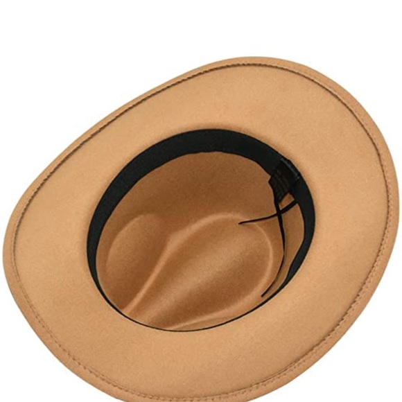 Accessories | Caramel Belted Western Embellished Cowboy Hat | Poshmark